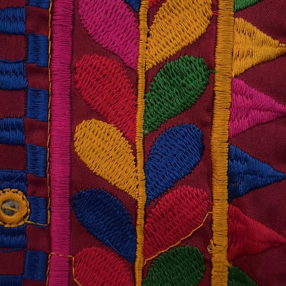 Bags | Traditional Handmade Embroidered Bag With Zipper | Poshmark